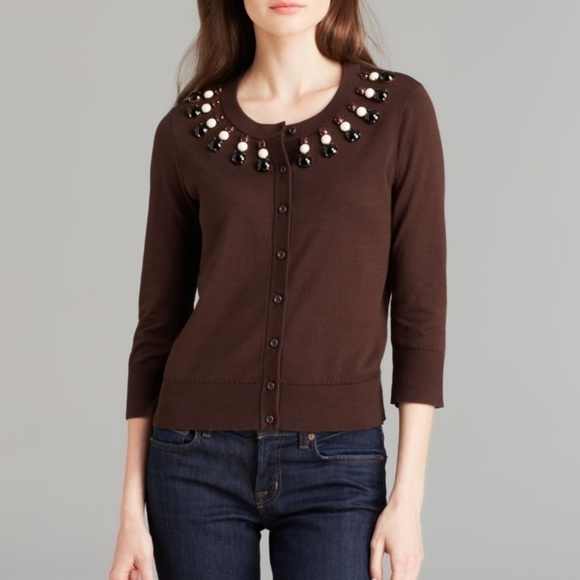 kate spade | Sweaters | Kate Spade Rio Embellished Cardigan | Poshmark